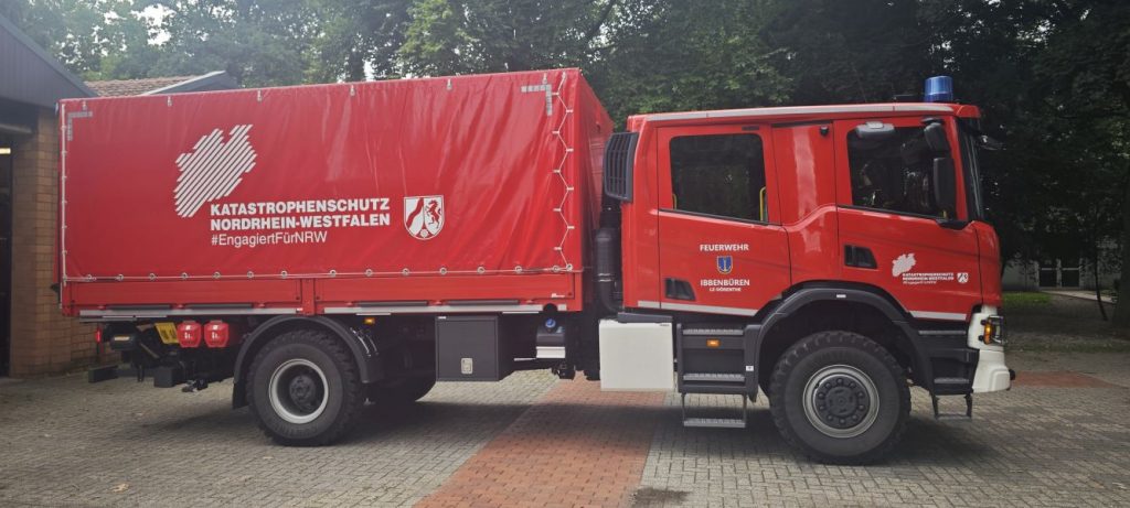 Neuer Gerätewagen Dekon-P in Dienst gestellt – Feuerwehr Ibbenbüren